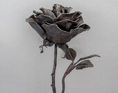 Hand-Forged Steel Roses