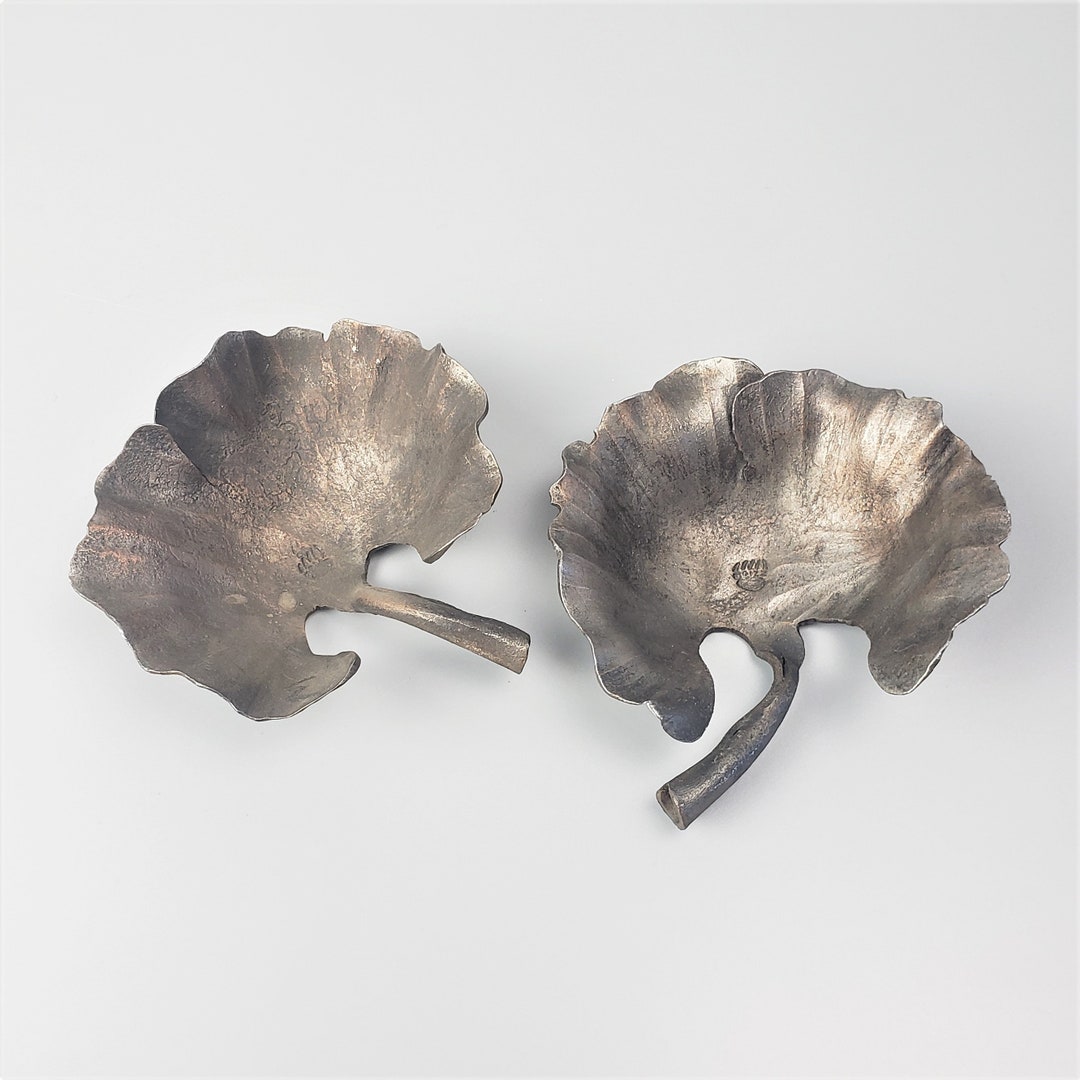 Forged Steel Ginkgo Leaf - Etsy