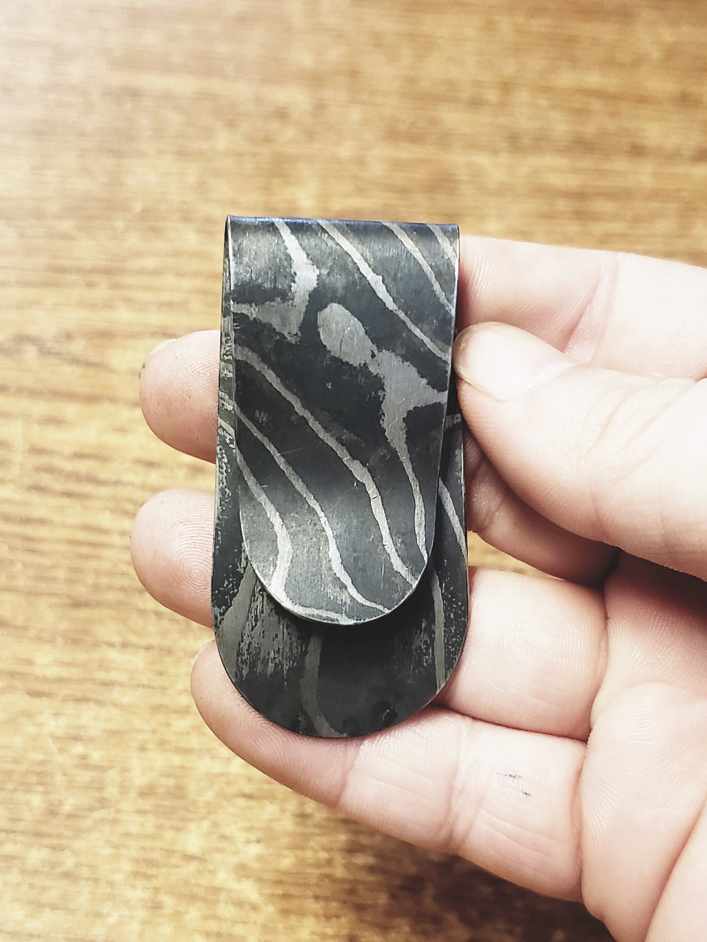 Damascus Money Clip - Etsy