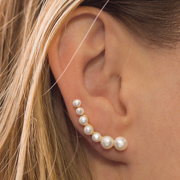 Pearl Ear Jacket - Etsy