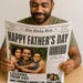 Customizable Father's Day Card - Newspaper - Etsy