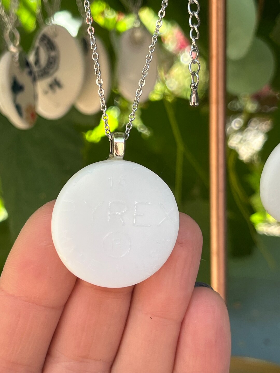 PYREX Back Stamp Pendant - Etsy