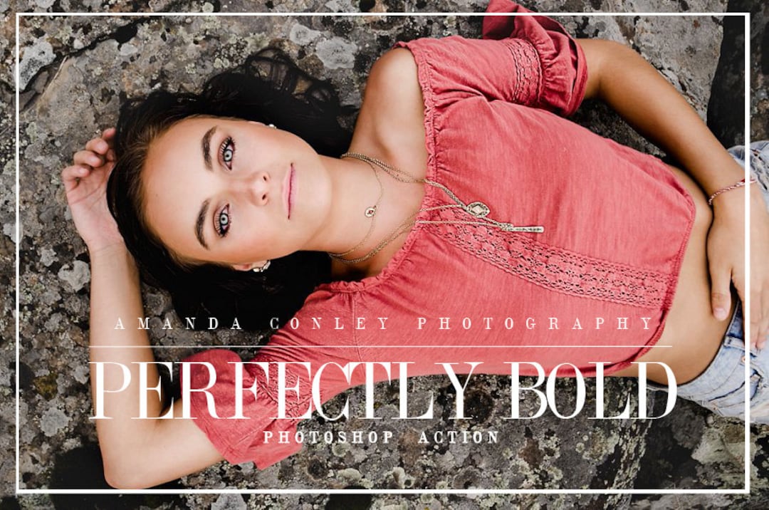 Perfectly Bold Photoshop Action - Etsy