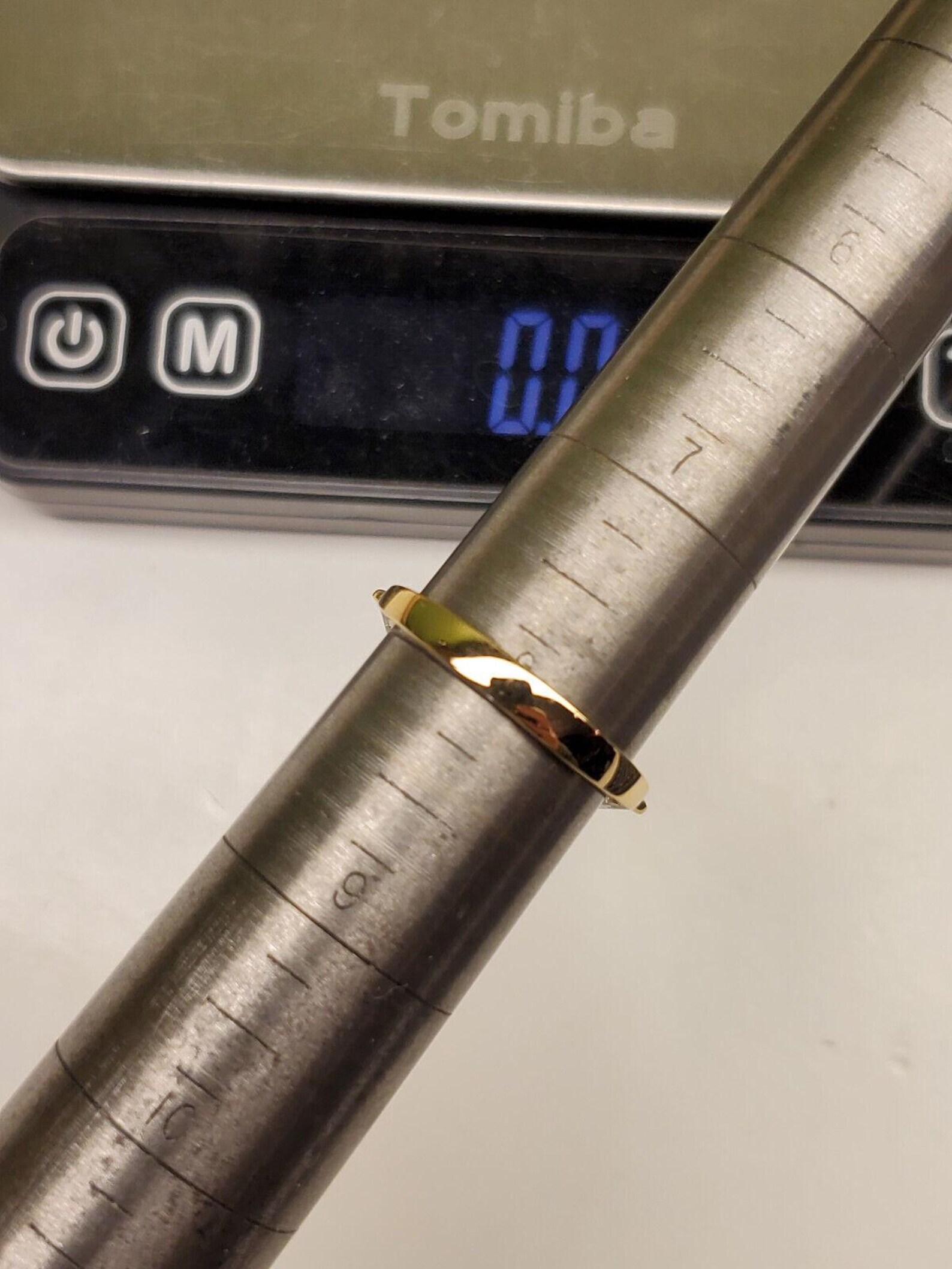 Signed MRF Peach & White CZ 14k Gold Over 925 Sterling Silver Cocktail ...