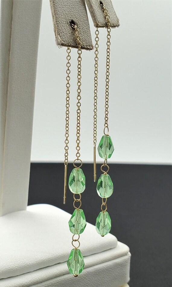 QVC Leon Hall Collection Solid 14k Gold Faceted Cryst… - Gem