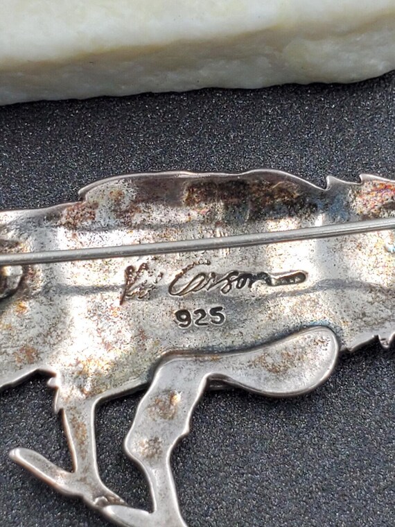 Estate Vintage Kit Carson 18k Gold & Sterling Silver … - Gem