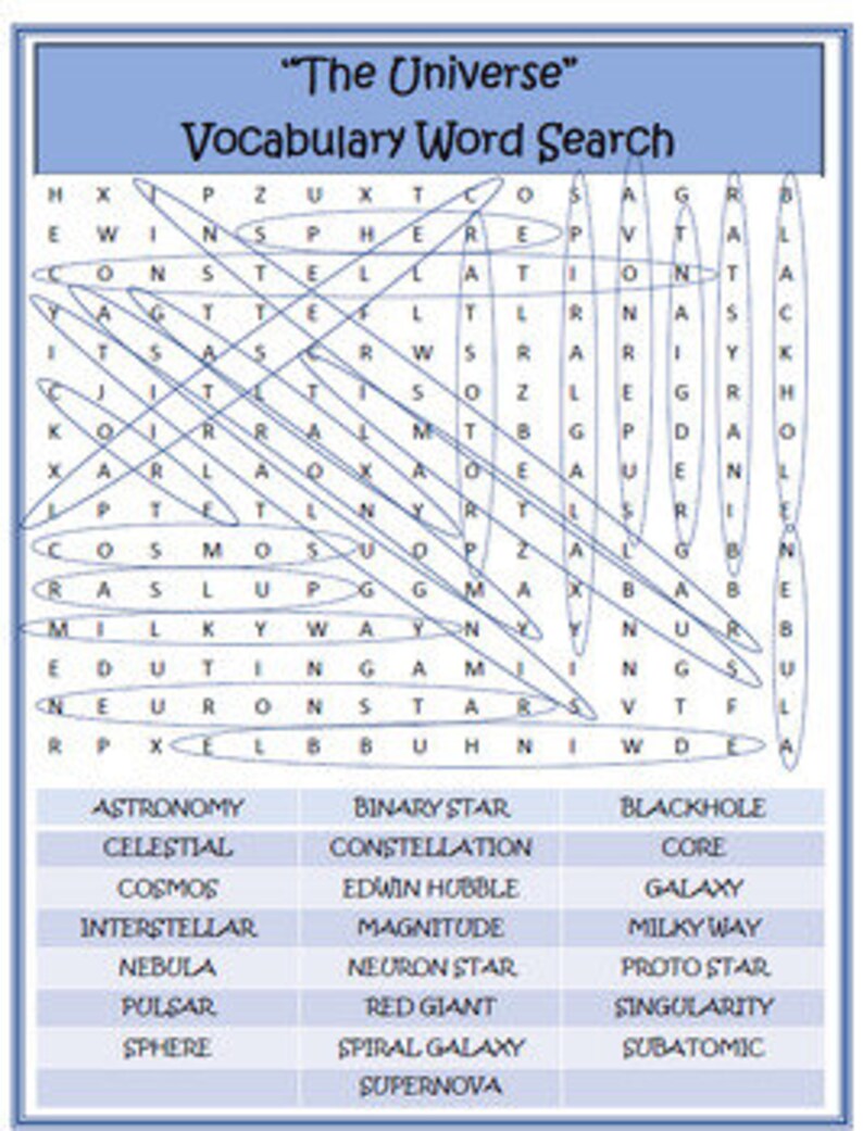 5th Gr. Science I Word Search Puzzle I No PREP I Elementary Science ...
