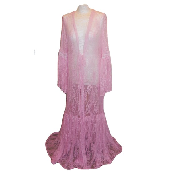 Sheer Lace Robe - Etsy