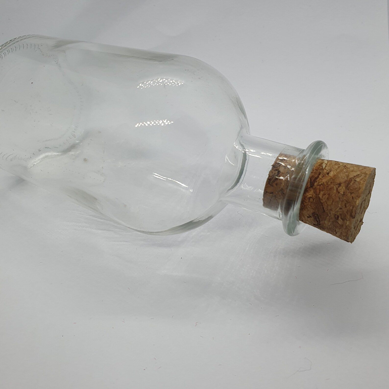 Witchy Spell Bottle: Chunky White Moulded Glass Decorative Classic ...
