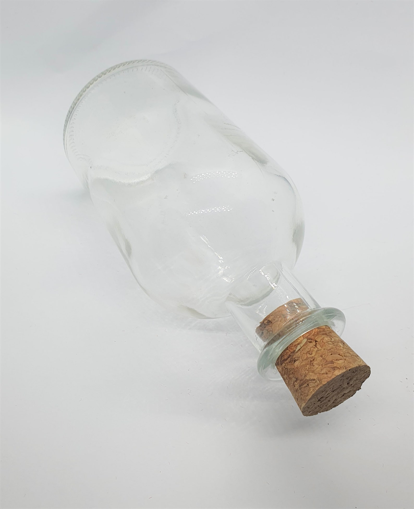 Witchy Spell Bottle: Chunky White Moulded Glass Decorative Classic ...
