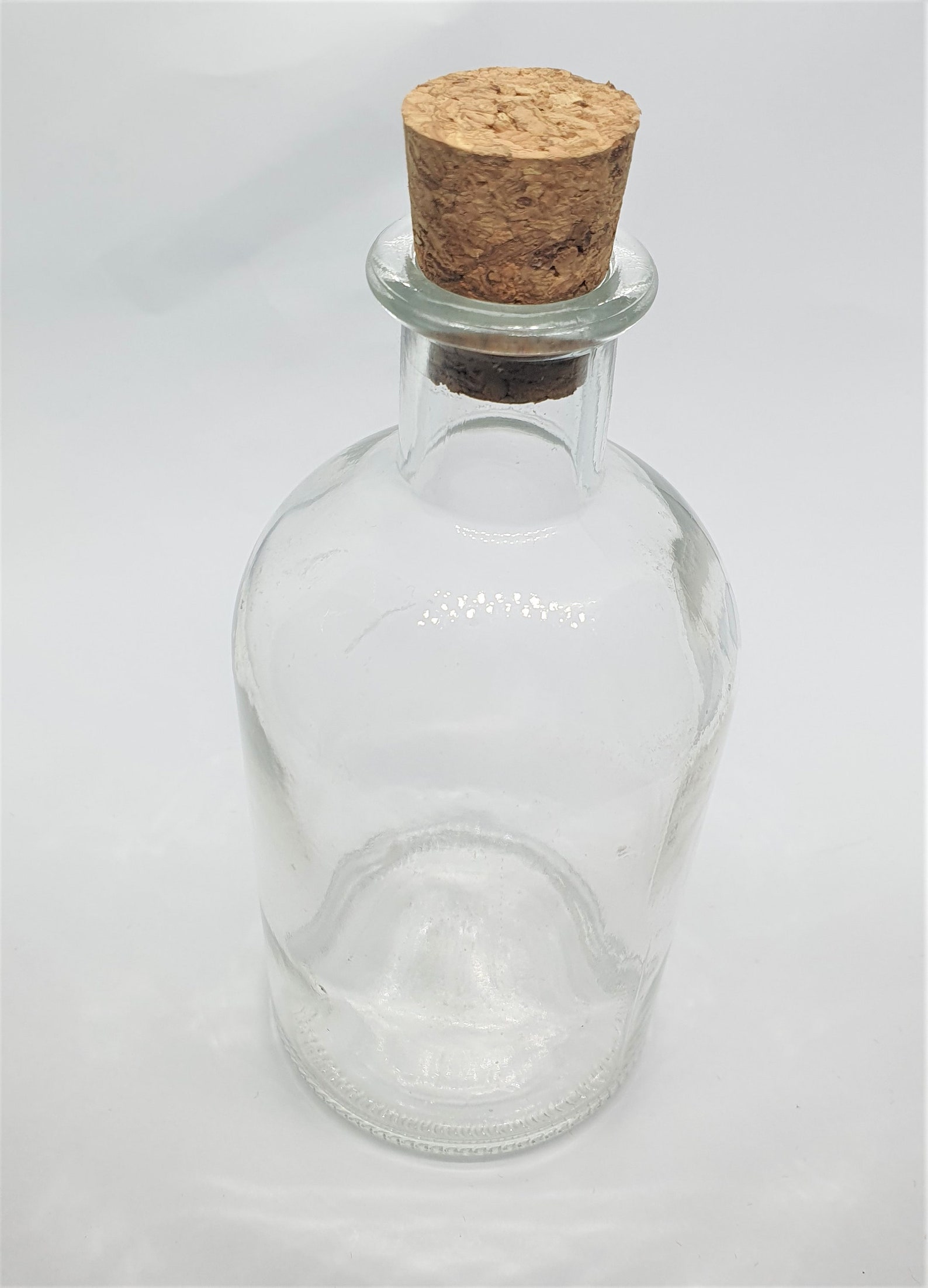 Witchy Spell Bottle: Chunky White Moulded Glass Decorative Classic ...