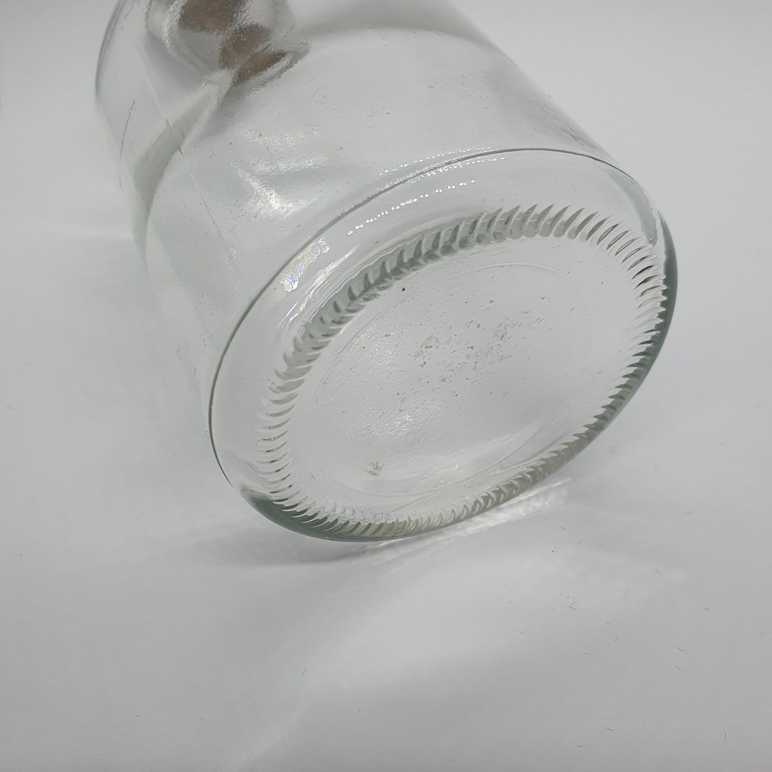 Witchy Spell Bottle: Chunky White Moulded Glass Decorative Classic ...