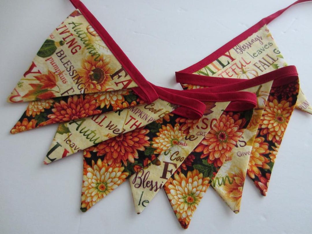 Fall Banner Gratitude Banner Thanksgiving Banner Autumn Banner Mums ...
