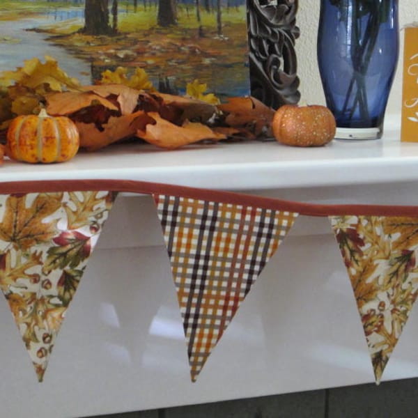 Autumn Bunting - Etsy