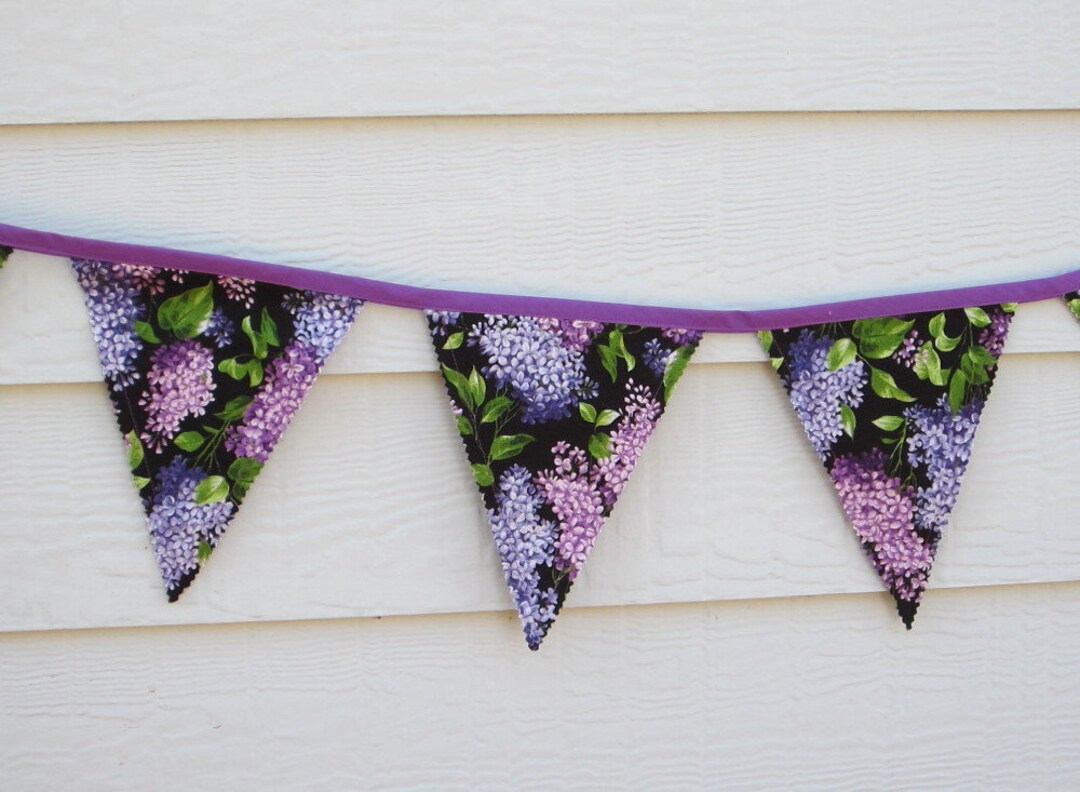Spring Banner Lilacs Banner Mother's Day Bridal Shower Patio Banner ...