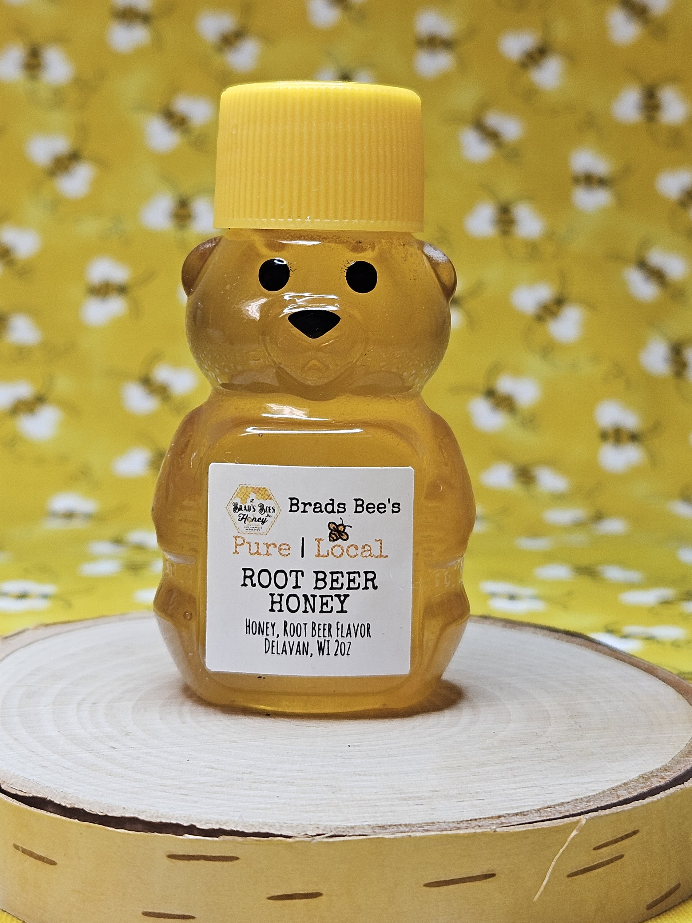 Root Beer Gourmet Infused Honey | 1.5 Oz Mini Bear | Raw Pure Local ...