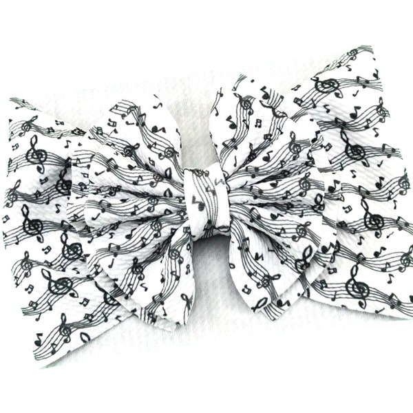 Musical Notes Bow - Etsy