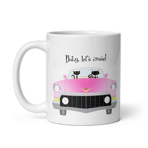 1950s Atomic Cat Coffee Mug Mid-century Modern MCM Retro - Etsy