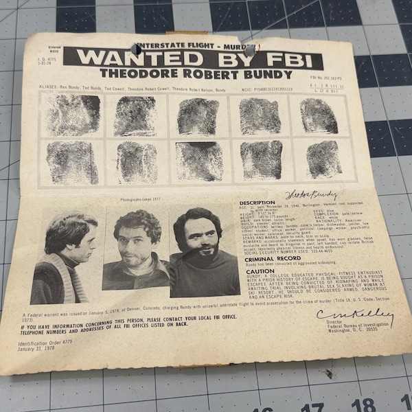 Fbi Most Wanted Posters - Etsy