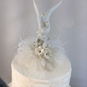 Loving Doves Cake Topper/ Wedding/ Anniversary Cake Topper - Etsy