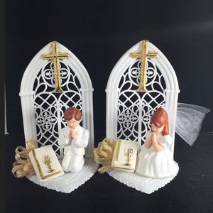 Communion Topper Kneeling Boy or Girl Church Topper First Holy ...