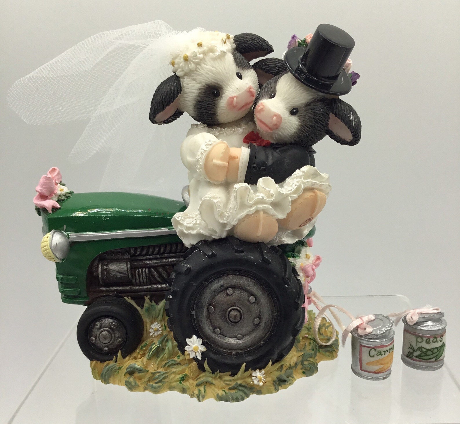 Wedding Tractor Cake Topper / Mary's Moos Vintage Tractor - Etsy