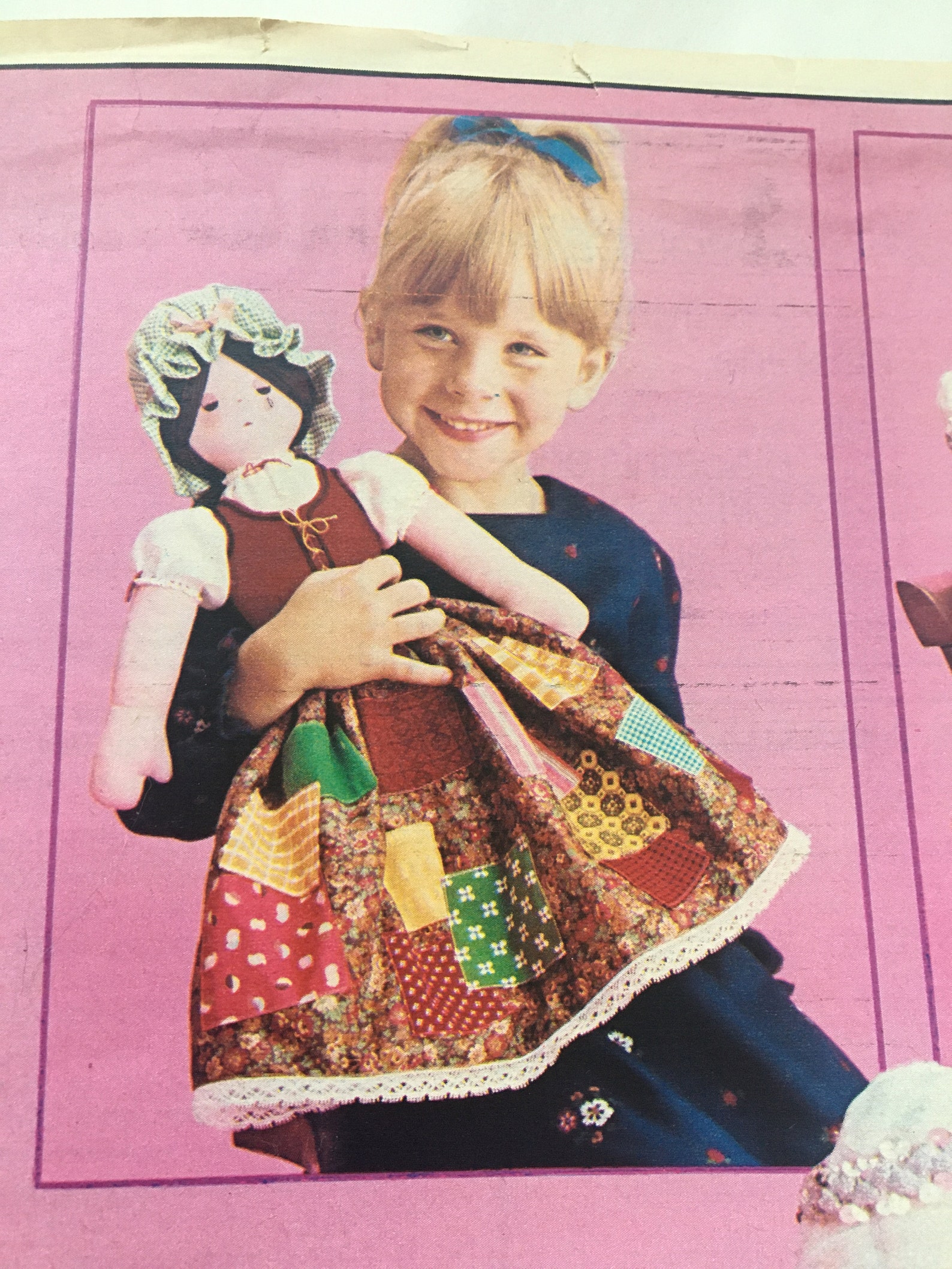 Cinderella Topsy Turvy Doll Pattern, Vintage Flip Over, Rag, Reversible ...