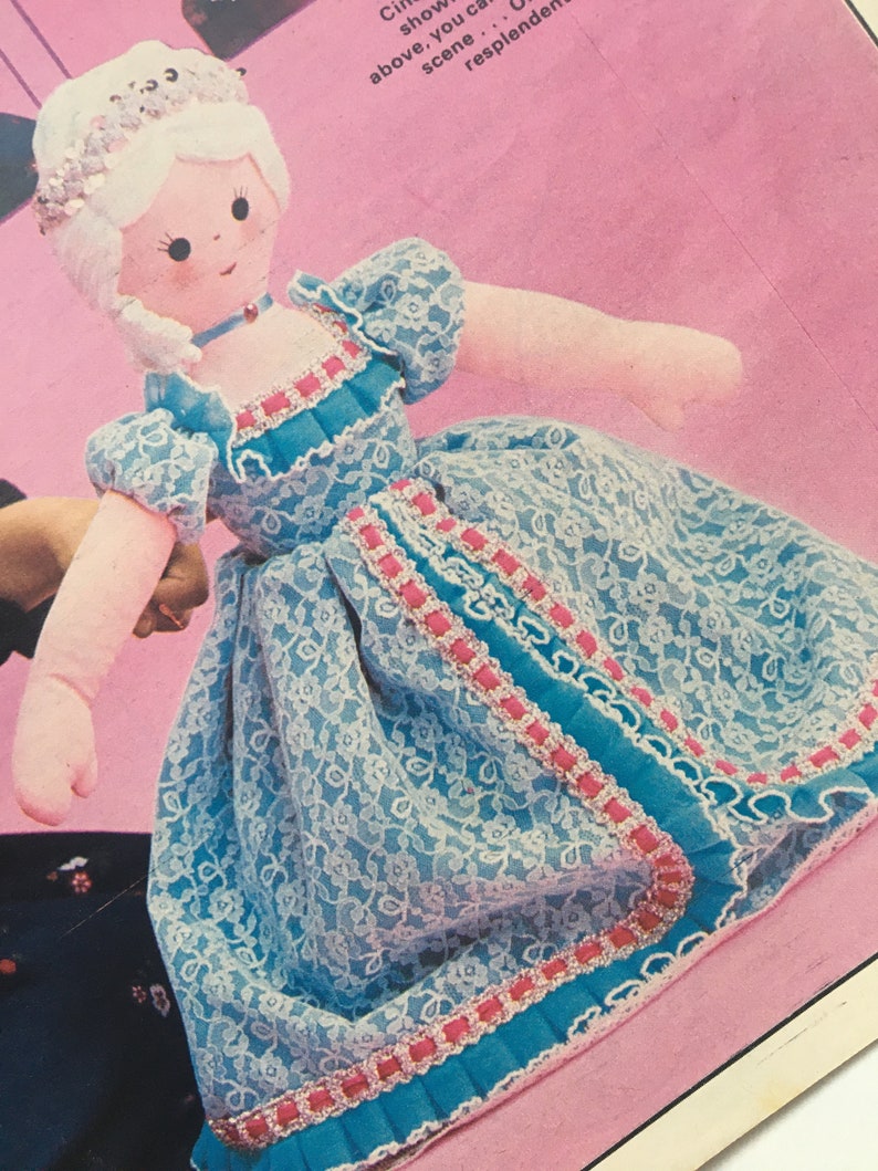 Cinderella Topsy Turvy Doll Pattern, Vintage Flipover Doll Pattern ...