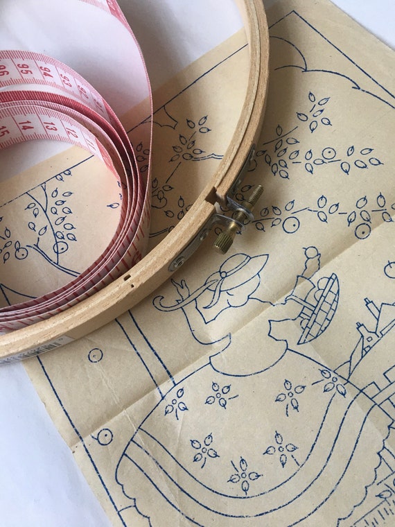 Vintage Embroidery Transfer Pattern Instant Download Pdf - Etsy