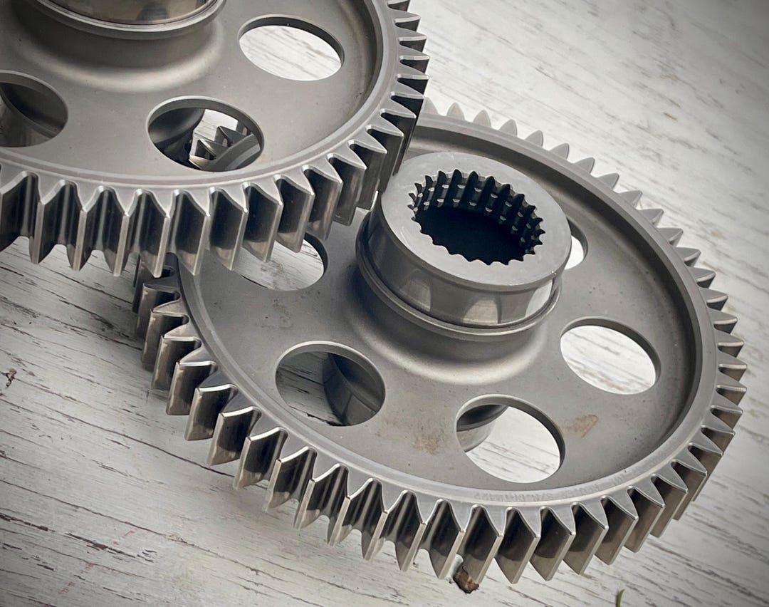 Vintage Magnesium Gears Mid Century Modernist Industrial Sculpture ...