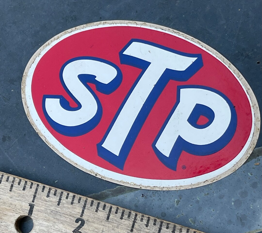 Original 1970s STP Racing Unused Sticker Hot Rod Custom Car Vintage ...