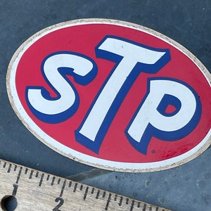 Original 1970s STP Racing Unused Sticker Hot Rod Custom Car Vintage ...