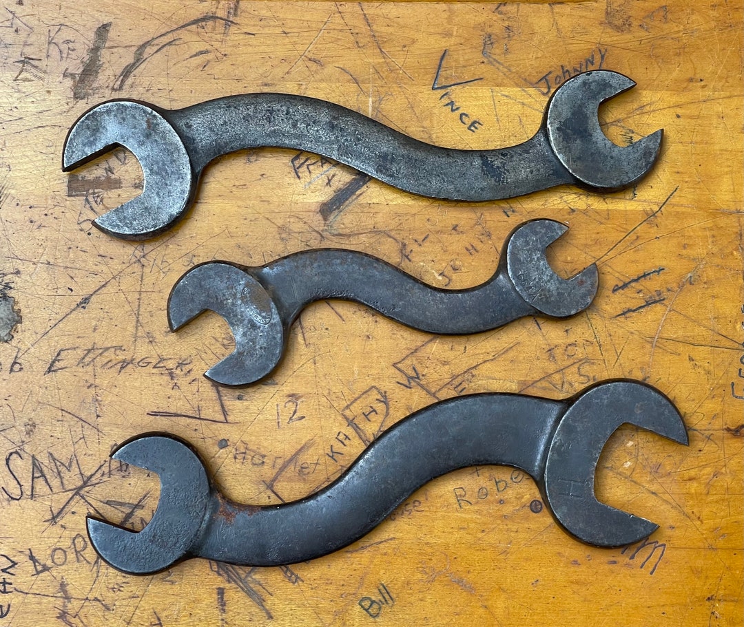 3 Antique 1920 Industrial Sculptures Tools Sourced From Bethlehem Steel ...