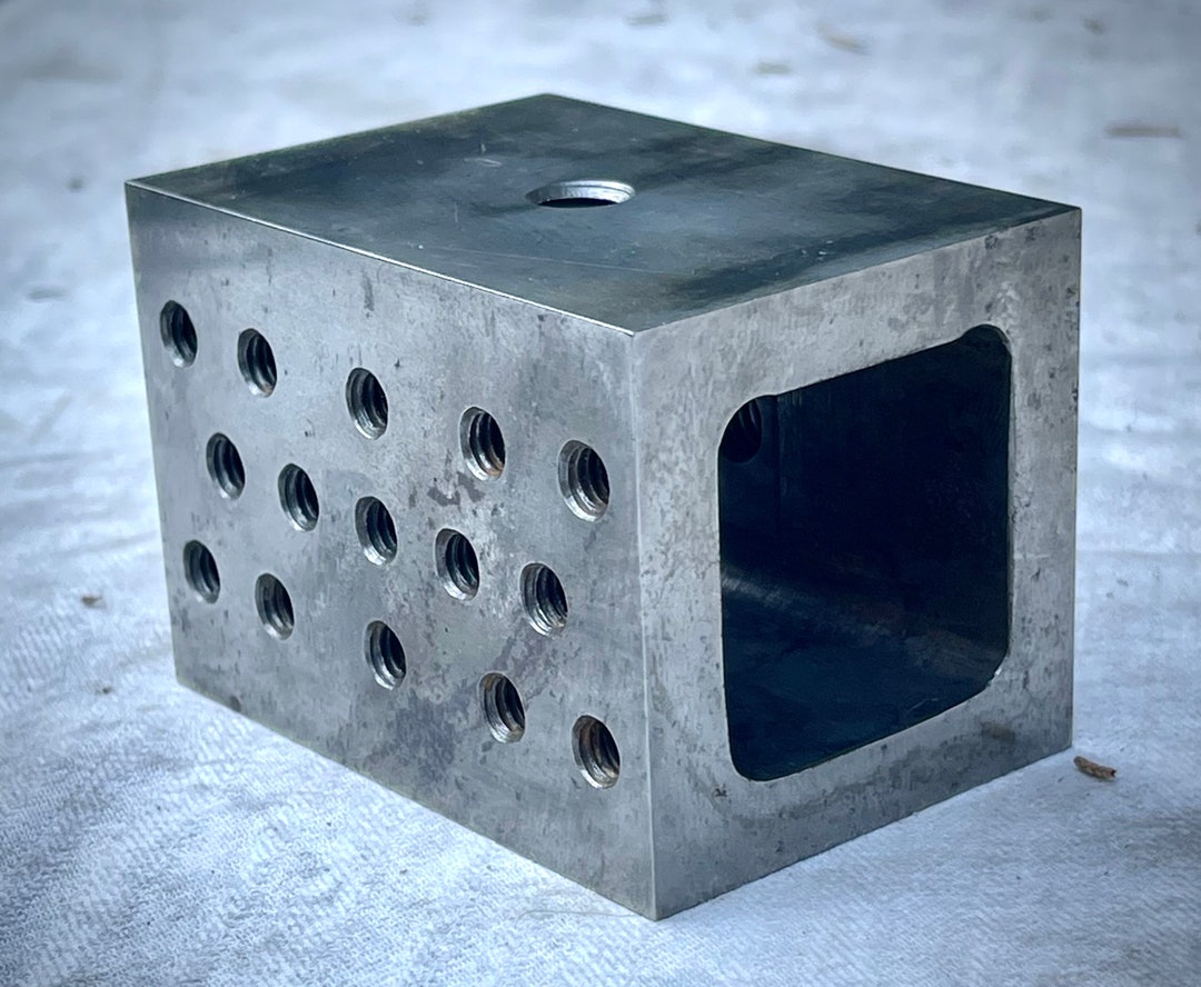 Real Vintage Modernist Industrial Sculpture Machinist Made Steel Billet ...