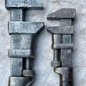 Pair of Antique Industrial Tools Wrench Sculpture Vintage Tools ...