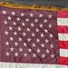 Nice Vintage American Flag 1960 With Gold Fringe 50 Stars GREAT FADE ...