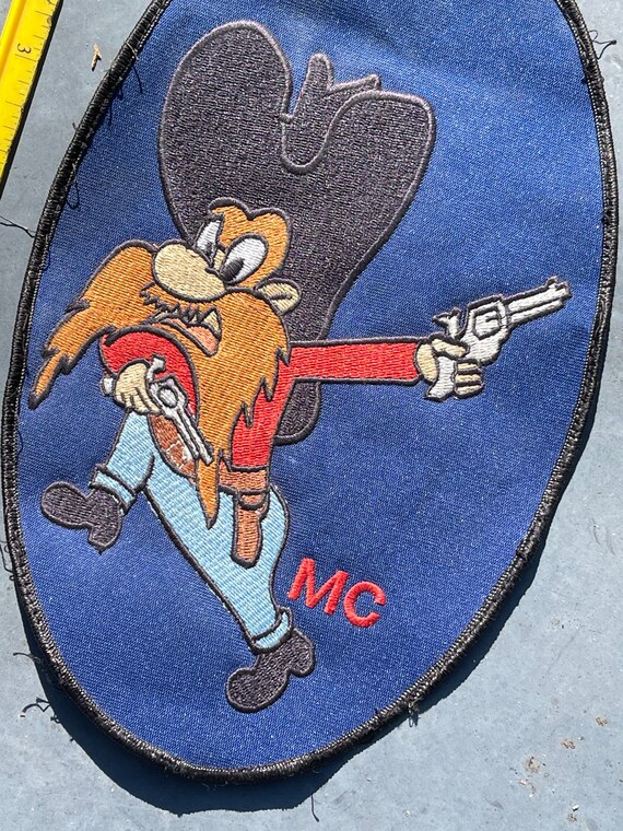 Vintage Custom biker patch 1980 Yosemite Sam MC motor… - Gem