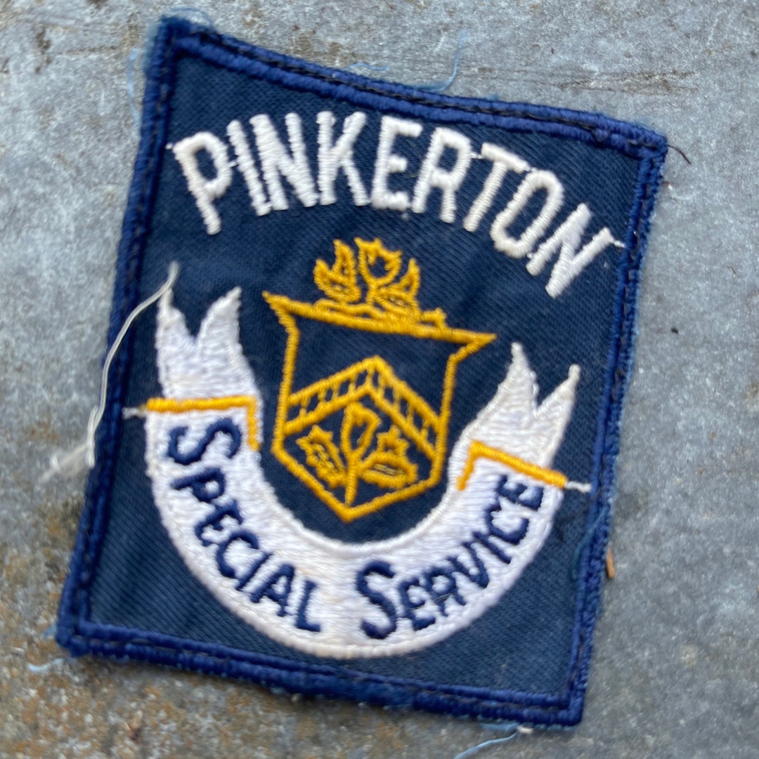 Very Cool Vintage Pinkerton Detective Patch! 1940’s NOT A REPRODUCTION - Etsy