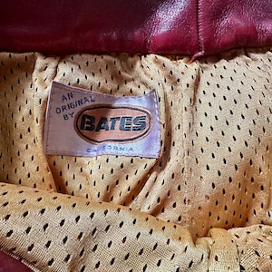 Archival Vintage Custom-made Bates California Leather Cafe Biker Jacket ...