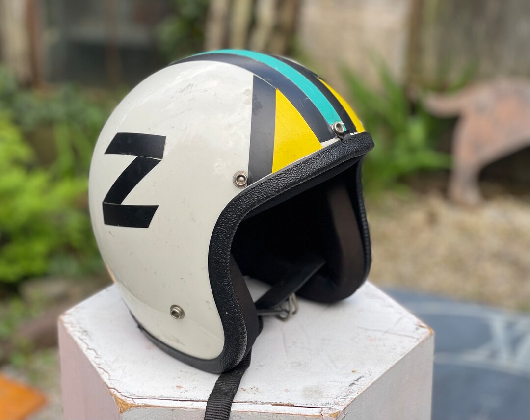 1980s Custom Motorcycle Helmet Vintage Biker Motocross Cafe Racer - Etsy