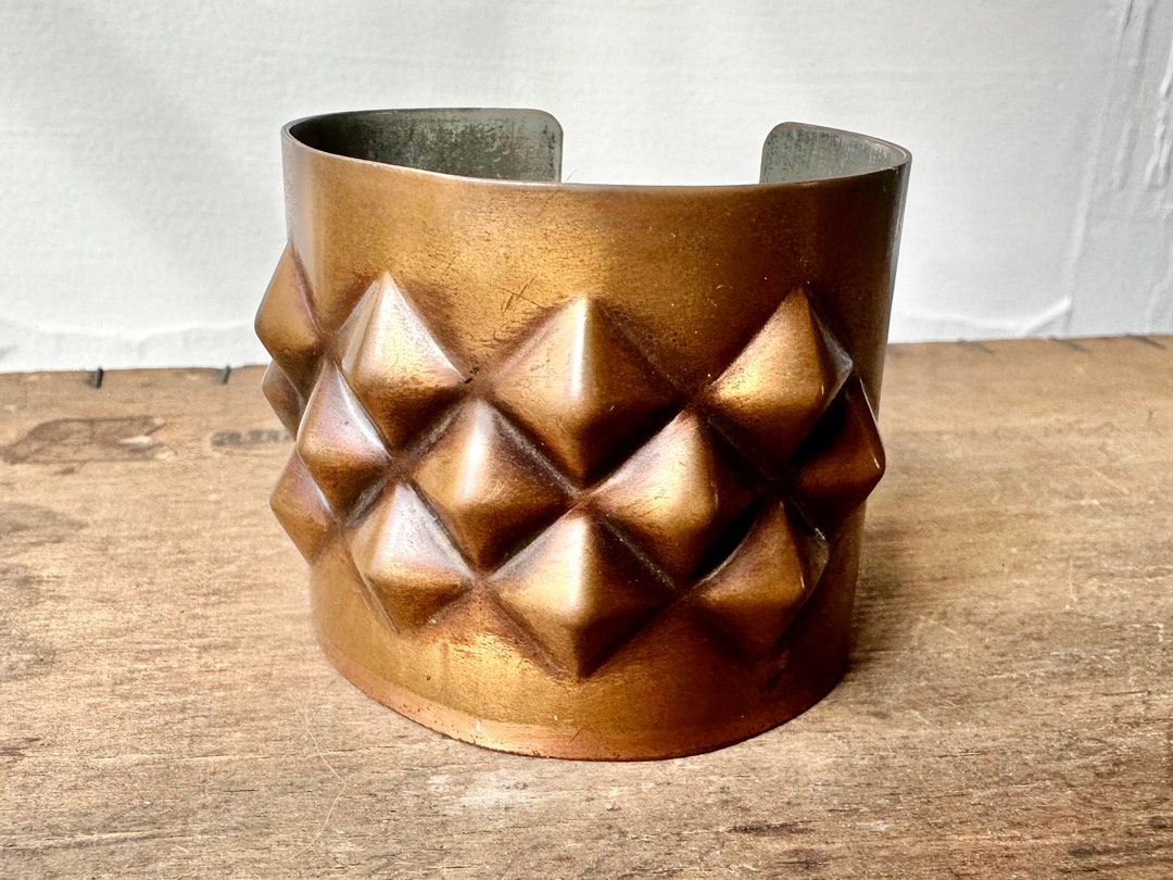 1950s-1960s Rare Frank Rebajes / Francisco Rebajes Wide Copper Cuff ...