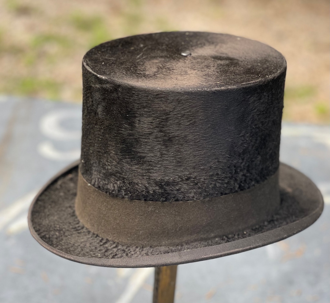 Beautiful 19th Century Beaver Top Hat From Brooklyn NY - Etsy