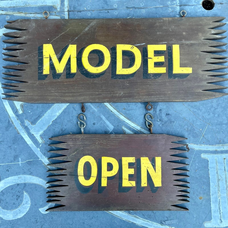 Vintage Open Sign - Etsy