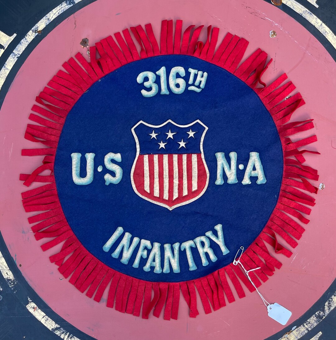 Large Felt Army Banner Commemorating US Army Infantry 316 - Etsy