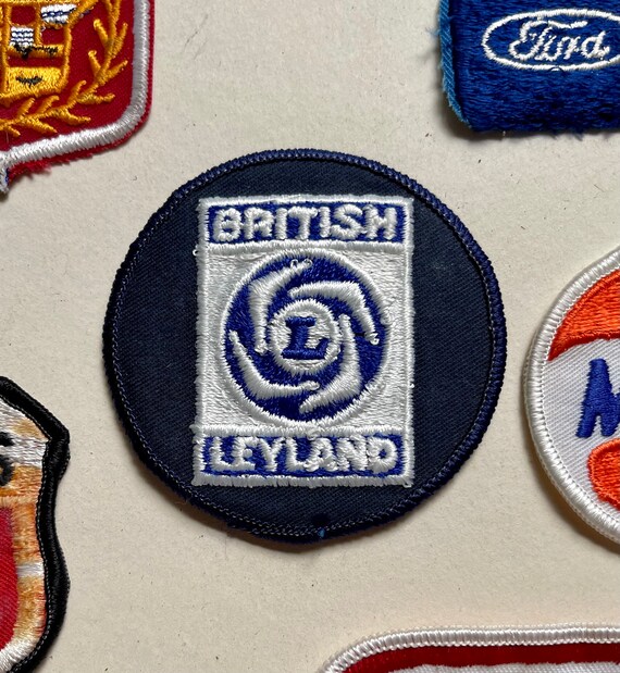Vintage British Leyland patch nice size.3” check our … - Gem