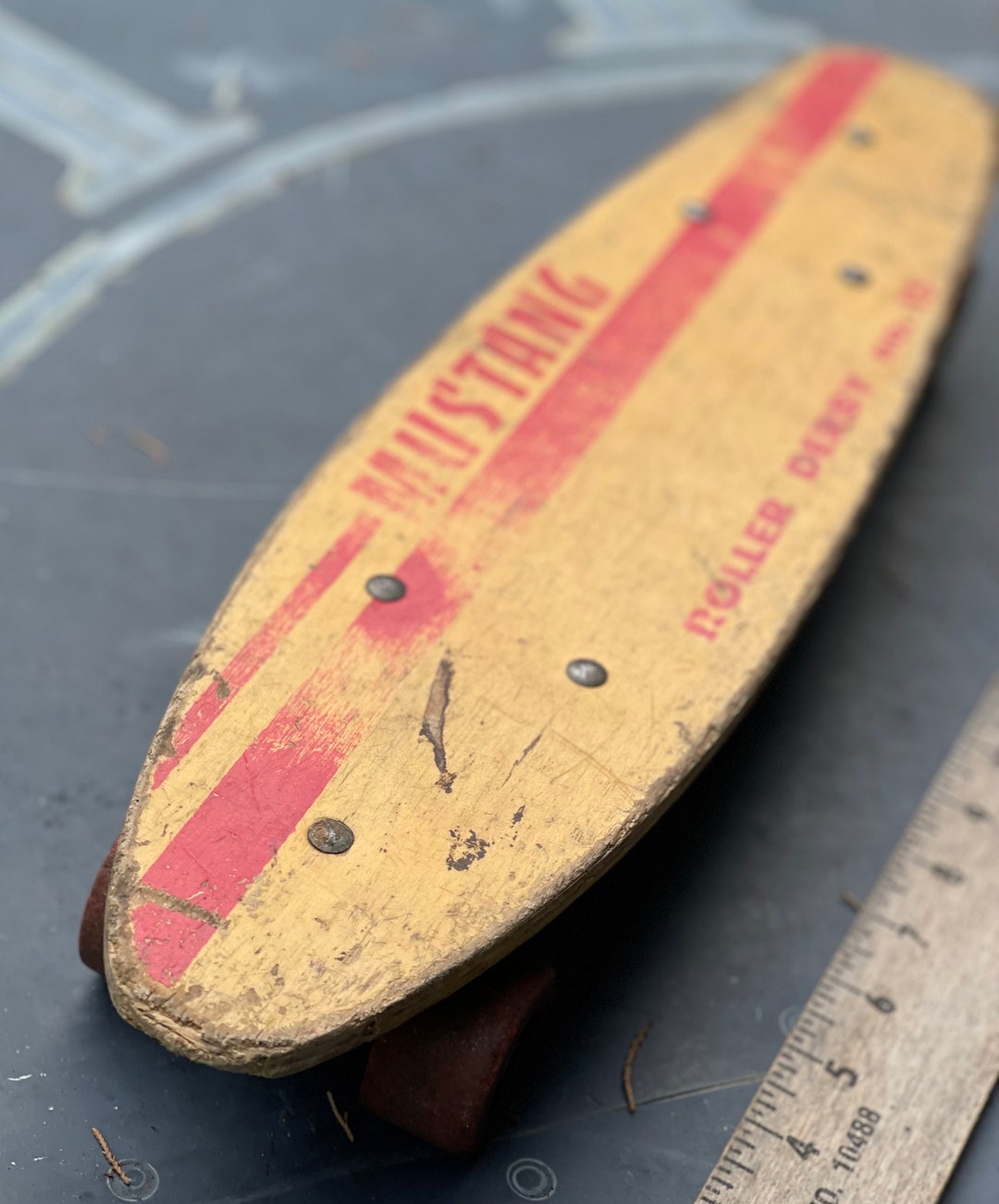 NICE 1960s Vintage Skateboard Mustang Roller Derby Estate Find Early ...