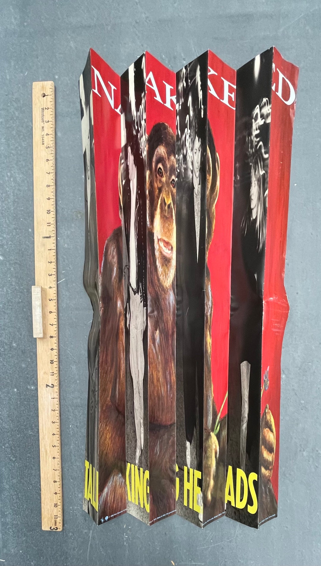 Real Vintage Talking Heads Poster Sire Records 1988. Music Store Promo Poster Rare 36x24 - Etsy