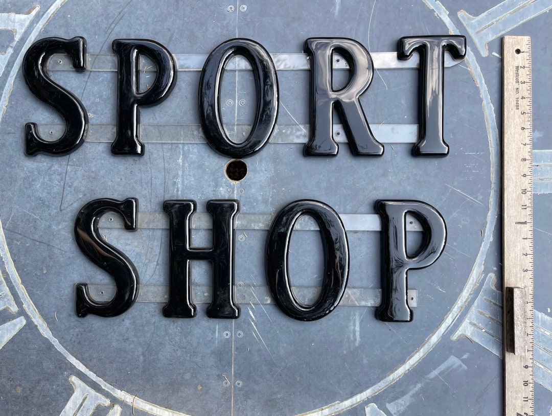 Rare 1960's Sport Shop Sign Garage Find Lucite Vintage Skateboard Shop ...