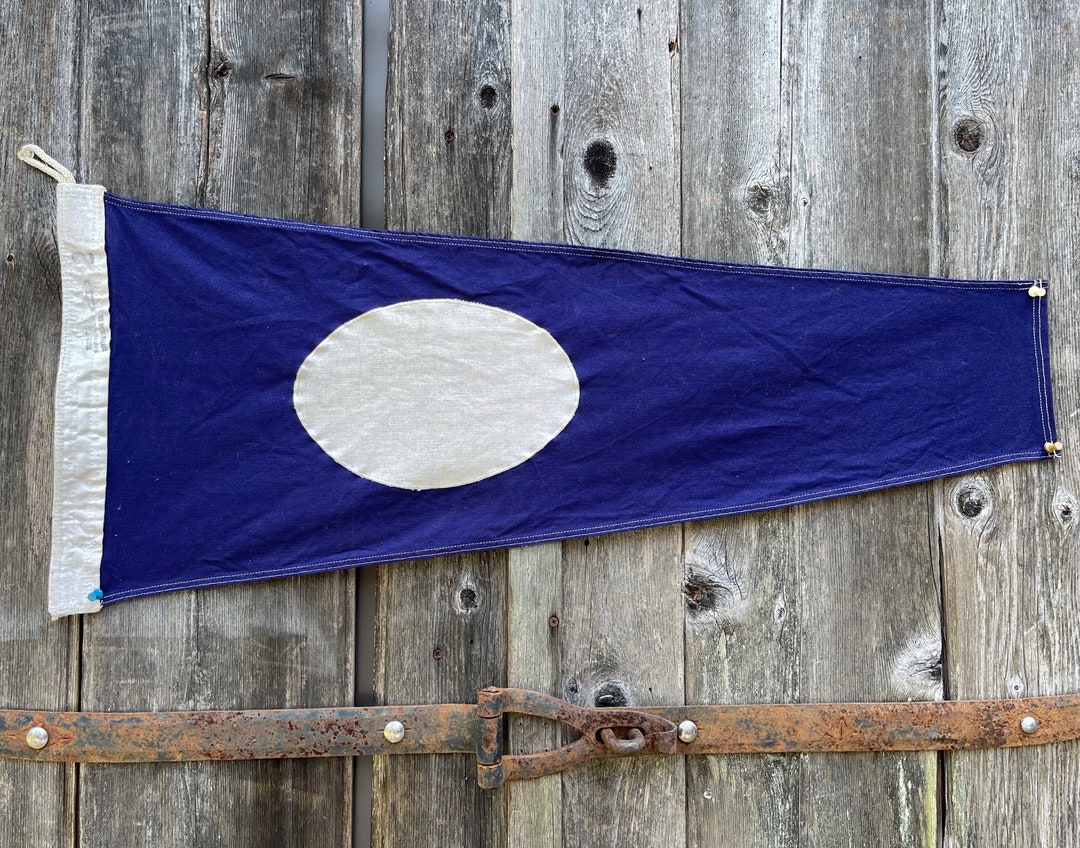 Vintage American Nautical Signal Flag Cotton Perfect Size to Frame ...