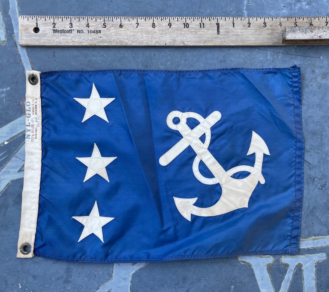Vintage US Yachting Nautical Flag Ensign Not a Reproduction. Perfect to ...